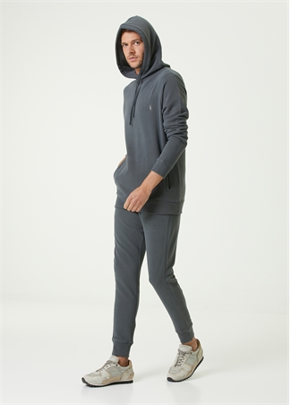 Allsaints Erkek Raven Antrasit Logolu Jogger Eşofman Altı Gri S EU Allsaints Erkek Raven Antrasit Logolu Jogger Eşofman Altı Gri S EU
