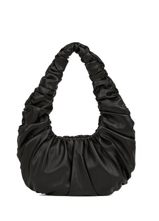 Nanushka Kadın Siyah Drapeli Omuz Çantası EU