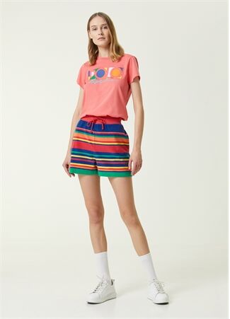 Polo Ralph Lauren Kadın Renkli Çizgili Havlu Şort XS EU