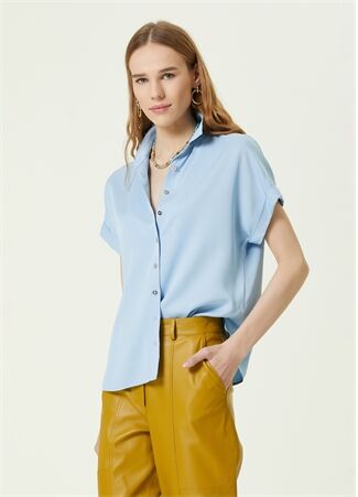 Network Kadın Gömlek Mavi Xs Eu