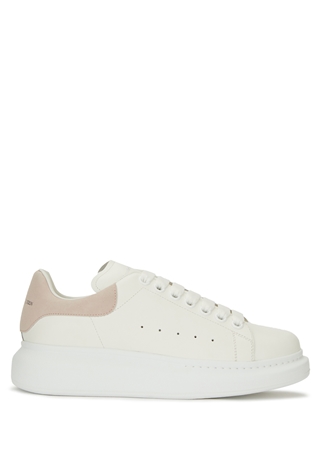 Alexander McQueen Kadın Oversize Beyaz Logolu Deri Sneaker 35 EU Alexander McQueen Kadın Oversize Beyaz Logolu Deri Sneaker 35 EU