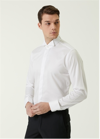 Beymen Club Erkek Beyaz Ata Yaka Smokin Gömleği S Beymen Club Erkek Beyaz Ata Yaka Smokin Gömleği S