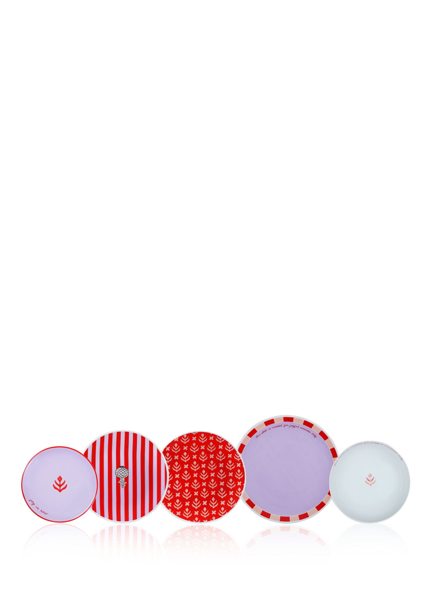 Fern&Co - Joy Collection Feast Porcelain 16-Piece Dinnerware Set