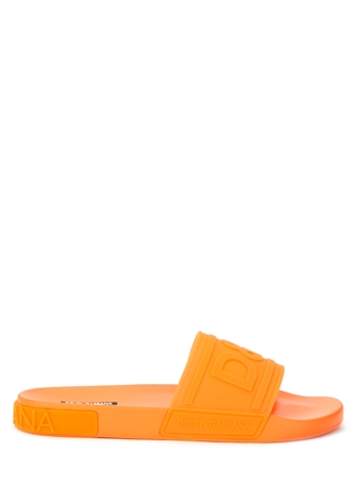 Dolce&Gabbana Erkek Turuncu Logolu Terlik 42 EU Dolce&Gabbana Erkek Turuncu Logolu Terlik 42 EU