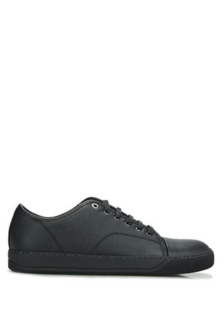 Lanvin Erkek Siyah Deri Sneaker 6 UK Lanvin Erkek Siyah Deri Sneaker 6 UK