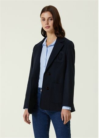 Network Kadın Regular Fit Lacivert Ceket 38 EU