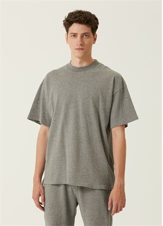 Represent Erkek Gri Logo Detaylı T-shirt S EU Represent Erkek Gri Logo Detaylı T-shirt S EU