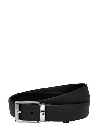Montblanc Erkek Siyah Dei Kemer EU