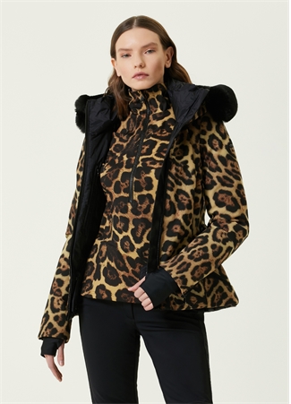 Goldbergh Kadın Fierce Leopar Desenli Kemerli Mont Kahverengi 36 It Goldbergh Kadın Fierce Leopar Desenli Kemerli Mont Kahverengi 36 It