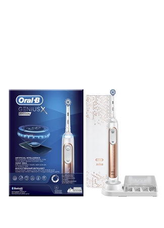 Oral-B Genius X 20000N AI Şarjlı Diş Fırçası -Rose Gold Oral-B Genius X 20000N AI Şarjlı Diş Fırçası -Rose Gold