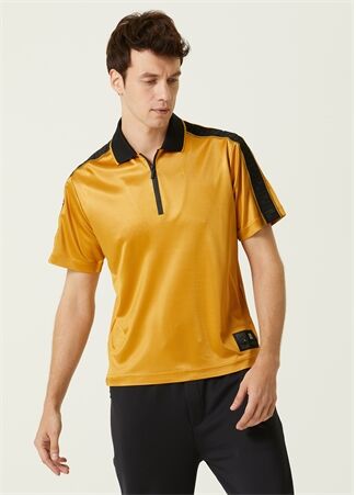 Fendi Erkek Sarı Polo Yaka T-shirt S EU