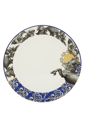 Martius Mavi Desenli 2li Pasta Tabağı Seti Lacivert Martius Mavi Desenli 2li Pasta Tabağı Seti Lacivert
