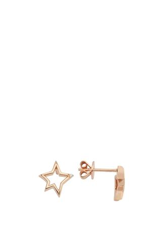 Bee Goddess Kadın Sirius Star Pırlantalı Altın Rengi Tekli Küpe Pembe EU Bee Goddess Kadın Sirius Star Pırlantalı Altın Rengi Tekli Küpe Pembe EU