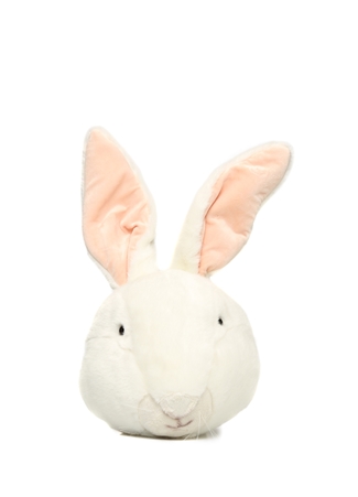 Wild & Soft Alice Tavşan Formlu Obje Beyaz