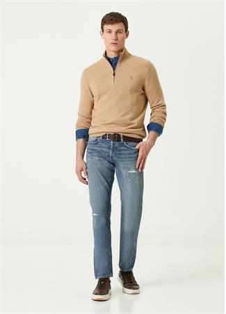 Polo Ralph Lauren Erkek Mavi Yıpratma Detaylı Jean Pantolon 36 US Polo Ralph Lauren Erkek Mavi Yıpratma Detaylı Jean Pantolon 36 US