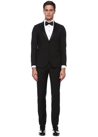 Paul Smith Erkek Siyah Şal Yaka Yün Smokin 46 IT