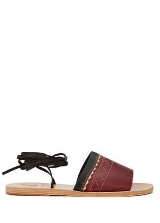 Ancient Greek Sandals Kadın Bordo Bağcık Detaylı Deri Sandalet 36 EU Ancient Greek Sandals Kadın Bordo Bağcık Detaylı Deri Sandalet 36 EU