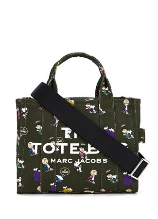 Marc Jacobs (The) Kadın Haki Karikatür Desenli Omuz Çantası EU
