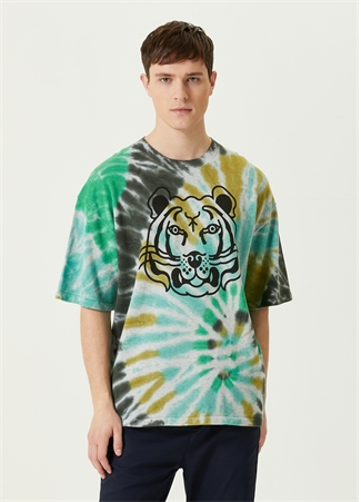 Kenzo Erkek Yeşil Batik Desenli T-shirt Xs Eu Kenzo Erkek Yeşil Batik Desenli T-shirt Xs Eu