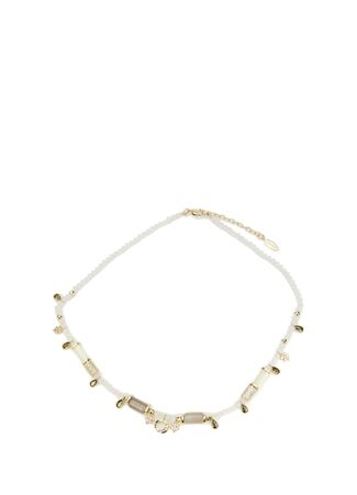 Hipanema Kadın Beyaz Boncuklu Kolye EU