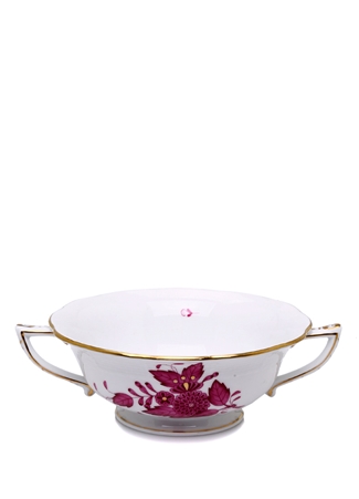 Herend Apponyi Pembe Desenli Porselen Tabak Herend Apponyi Pembe Desenli Porselen Tabak