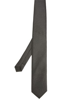 Beymen Club Erkek Siyah Çizgi Desenli Kravat EU