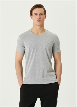 Lacoste Erkek Tshirt Gri S Eu