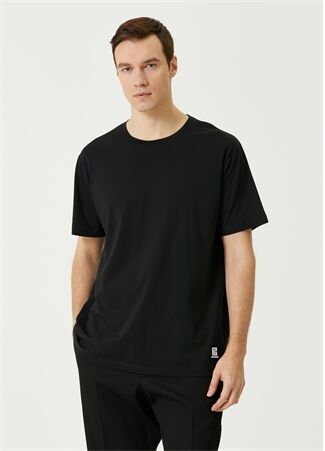Balmain Erkek Siyah Logo Detaylı T-shirt XS EU