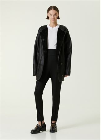 Loulou Studio Kadın PANTOLON Siyah S EU