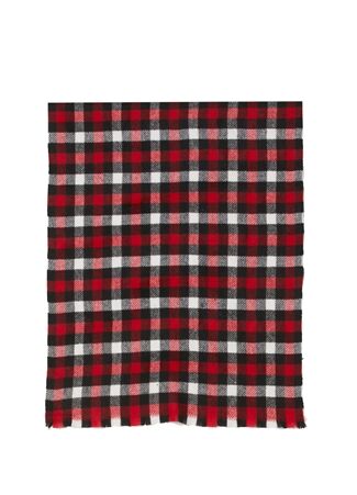 Beymen Hediye Kadın Siyah Kırmızı Ekose Desenli Şal EU