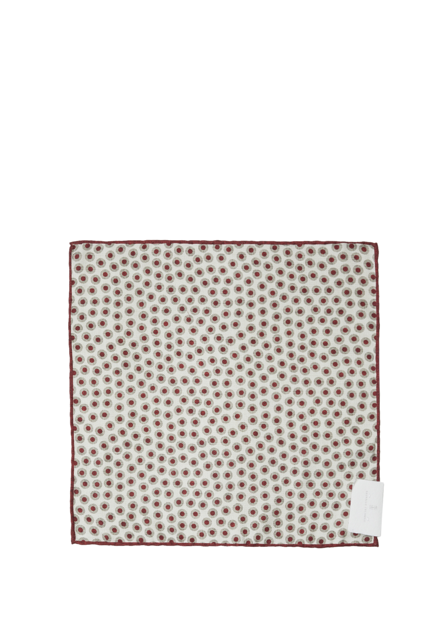 Brunello Cucinelli Bej-Mor Erkek Bej Mor İpek Poşet Mendil 1765687 | Beymen