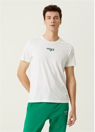 Probably x Academia Erkek X Beyaz Yazı Baskılı T-shirt XS EU