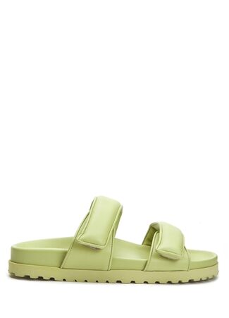 Gia Borghini Kadın Su Yeşili Deri Terlik Yeşil 36 Eu