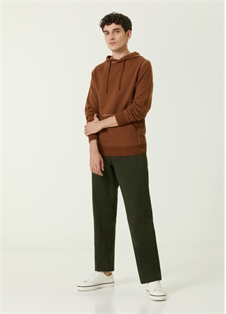 Aspesi Erkek Haki Yüksek Bel Pantolon 48 IT Aspesi Erkek Haki Yüksek Bel Pantolon 48 IT