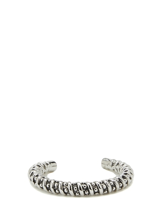 Academia Kadın Sarmal Dokulu Kelepçe Bileklik Gri EU Academia Kadın Sarmal Dokulu Kelepçe Bileklik Gri EU