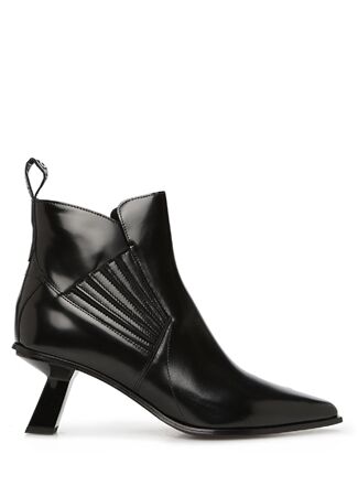 Kenzo Kadın Rider Siyah Topuklu Deri Bot 36 EU