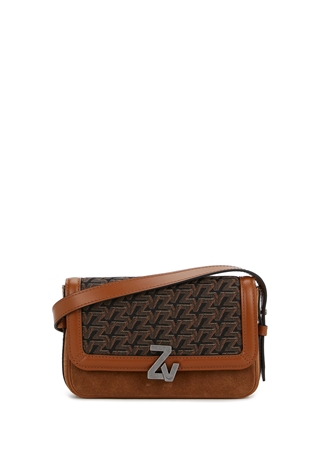 Zadig&Voltaire Kadın Le Mini ZV Initiale Taba Omuz Çantası Kahverengi EU Zadig&Voltaire Kadın Le Mini ZV Initiale Taba Omuz Çantası Kahverengi EU