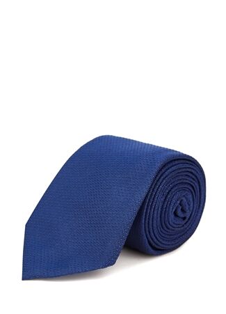 Pal Zileri Erkek Lacivert Desenli İpek Kravat EU