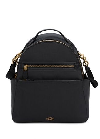 Coach Kadın Siyah Logolu Bebek Çantası EU
