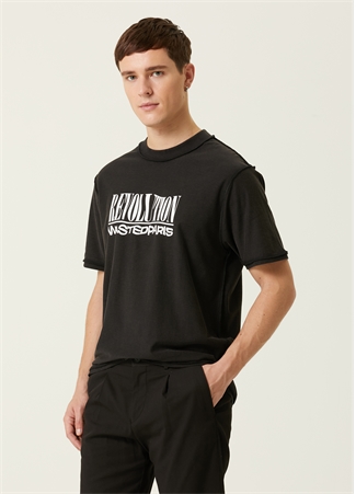 Wasted Erkek Antrasit Slogan Baskılı T-shirt Gri M EU Wasted Erkek Antrasit Slogan Baskılı T-shirt Gri M EU