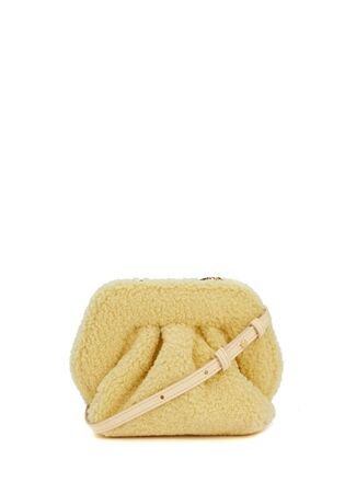 The Moire Kadın Sarı Dokulu Omuz Çantası EU The Moire Kadın Sarı Dokulu Omuz Çantası EU