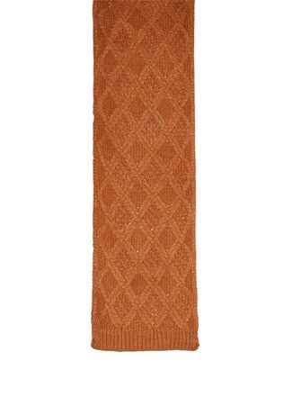 Beymen Club Kadın Kiremit Payetli Baklava Desenli Atkı Kırmızı EU