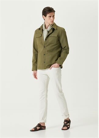 Maurizio Baldassari Erkek Diş Gömlek Yeşil 48 It