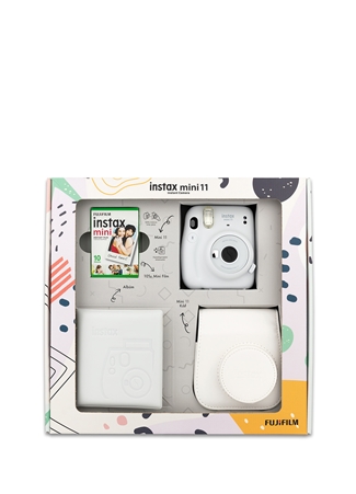Fuji Instax Mini Bundle Kutu Beyaz Fotoğraf Makinesi EU Fuji Instax Mini Bundle Kutu Beyaz Fotoğraf Makinesi EU