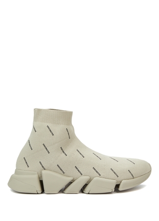 Balenciaga Erkek Speed 2 Gri Logolu Çorap Formlu Sneaker 42 EU Balenciaga Erkek Speed 2 Gri Logolu Çorap Formlu Sneaker 42 EU