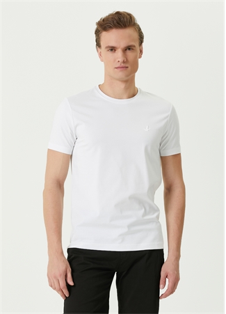 Beymen Club Erkek Beyaz Logolu Basic T-shirt S Beymen Club Erkek Beyaz Logolu Basic T-shirt S
