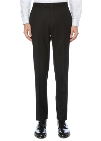 Beymen Collection Erkek Drop 8 Siyah Normal Bel Yün Pantolon 54 EU