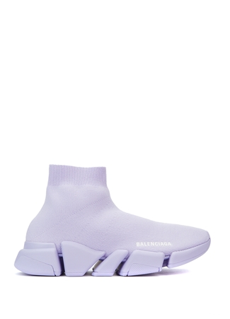 Balenciaga Kadın Speed 2 Lila Çorap Formlu Sneaker Mor 36 EU Balenciaga Kadın Speed 2 Lila Çorap Formlu Sneaker Mor 36 EU