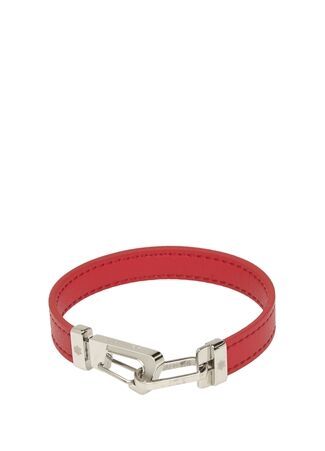 Montblanc Erkek Kırmızı Deri Bileklik EU