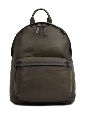 Officine Creative Erkek Haki Deri Sırt Çantası EU Officine Creative Erkek Haki Deri Sırt Çantası EU